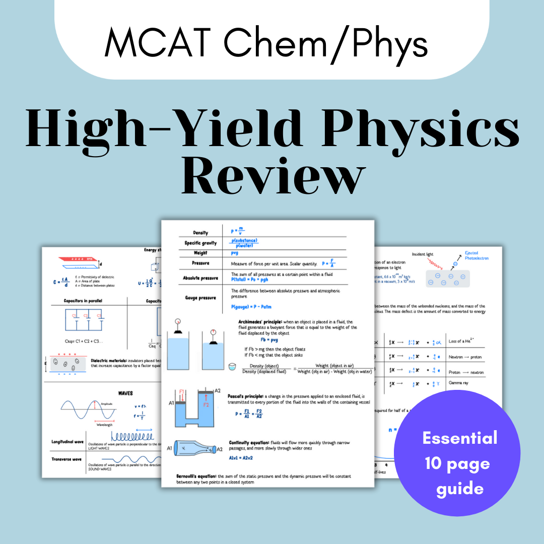 MCAT Physics Essentials – Erica | MCAT Tutor